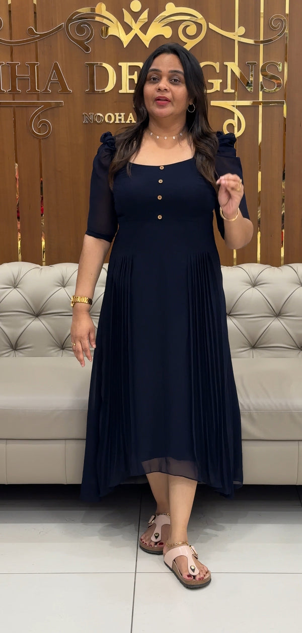 IHA'S IN-HOUSE GEORGETTE FROCKS - IHA 29989 – Iha Designs Bridal Studio