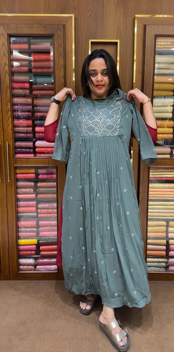 IHA'S IN- HOUSE GEORGETTE ALINE TOPS - IHA 24040 – Iha Designs Bridal ...