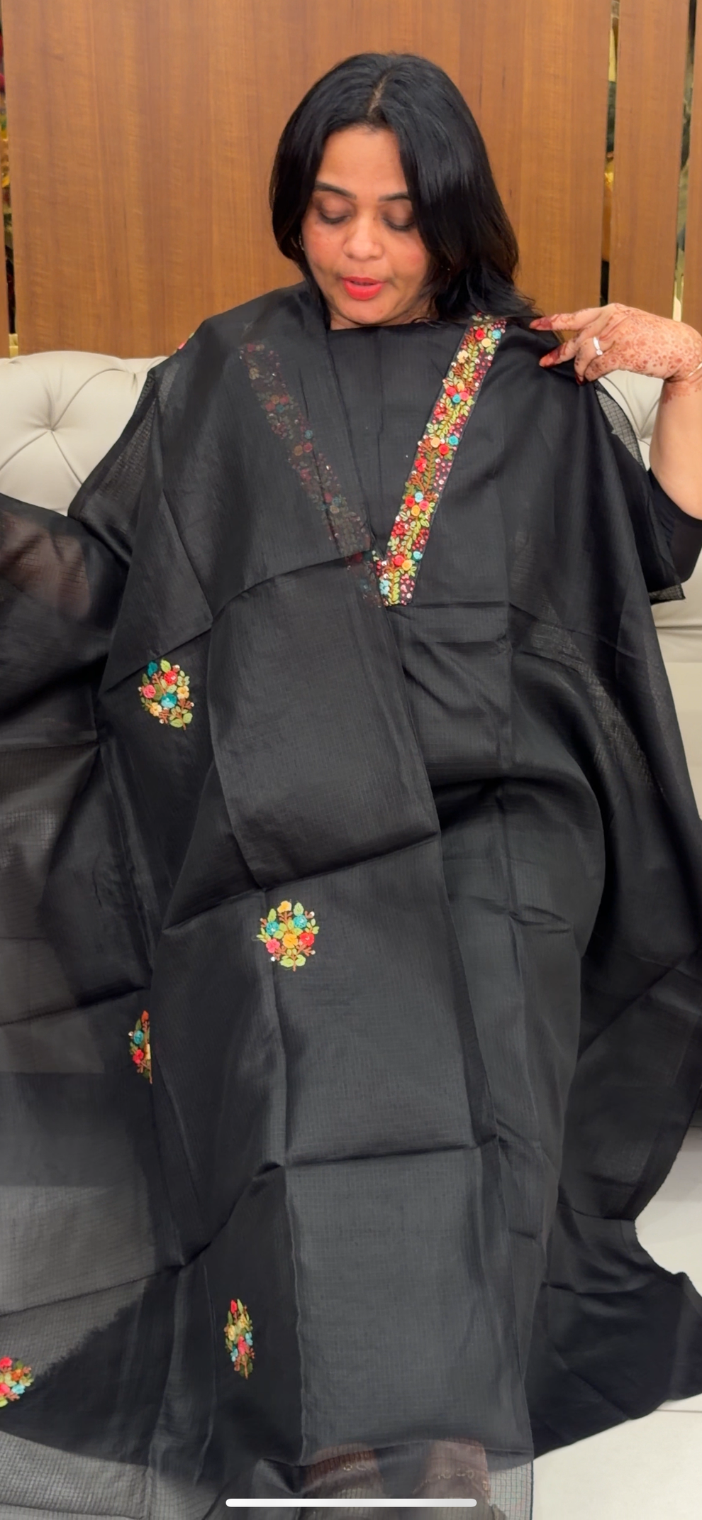 NET KOTA UNSTITCHED SALWAR SUITS - IHA 30032 – Iha Designs Bridal Studio