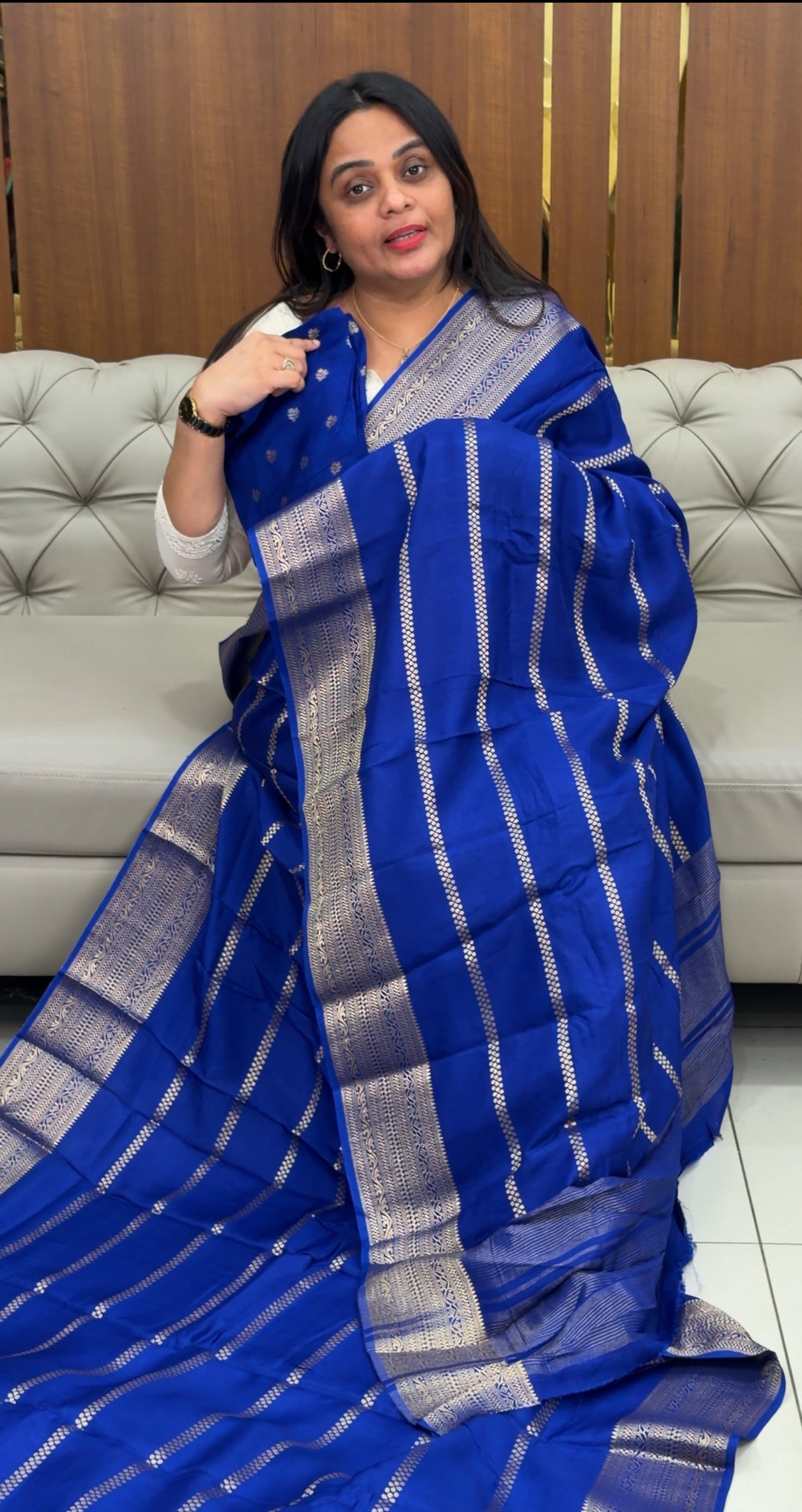 DOLA SILK SAREES - IHA 29109 – Iha Designs Bridal Studio